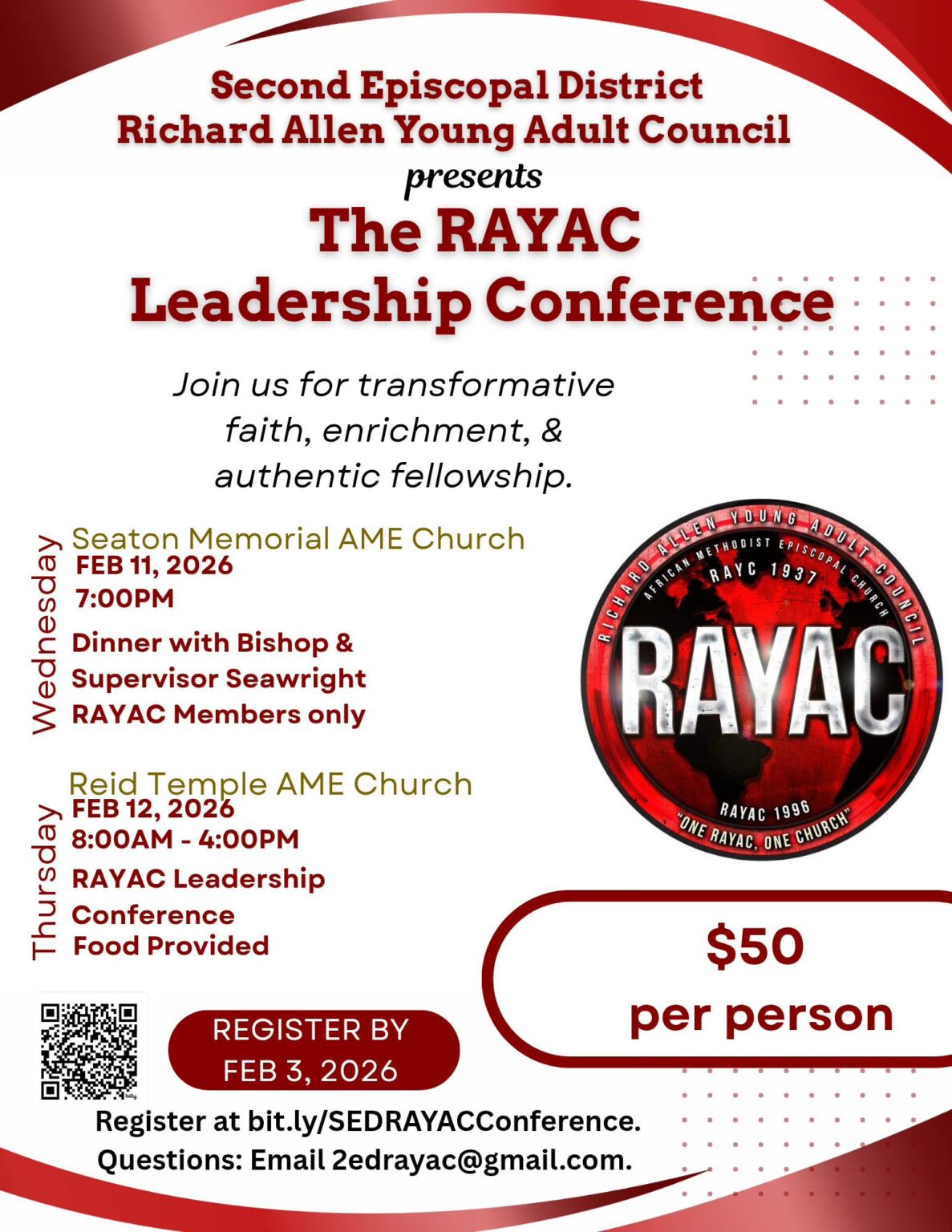 Events for May 2026 – 2nd Episcopal District Of The AME Church