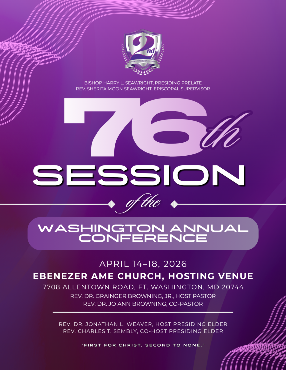 Events for June 2026 – 2nd Episcopal District Of The AME Church